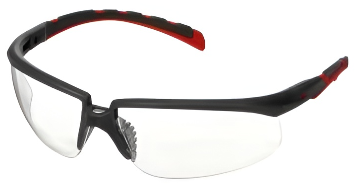 Очки открытые 3M™ Solus™ 2000 арт. S2001SGAF-RED с покрытием Scotchgard™ / цвет линз: прозрачный