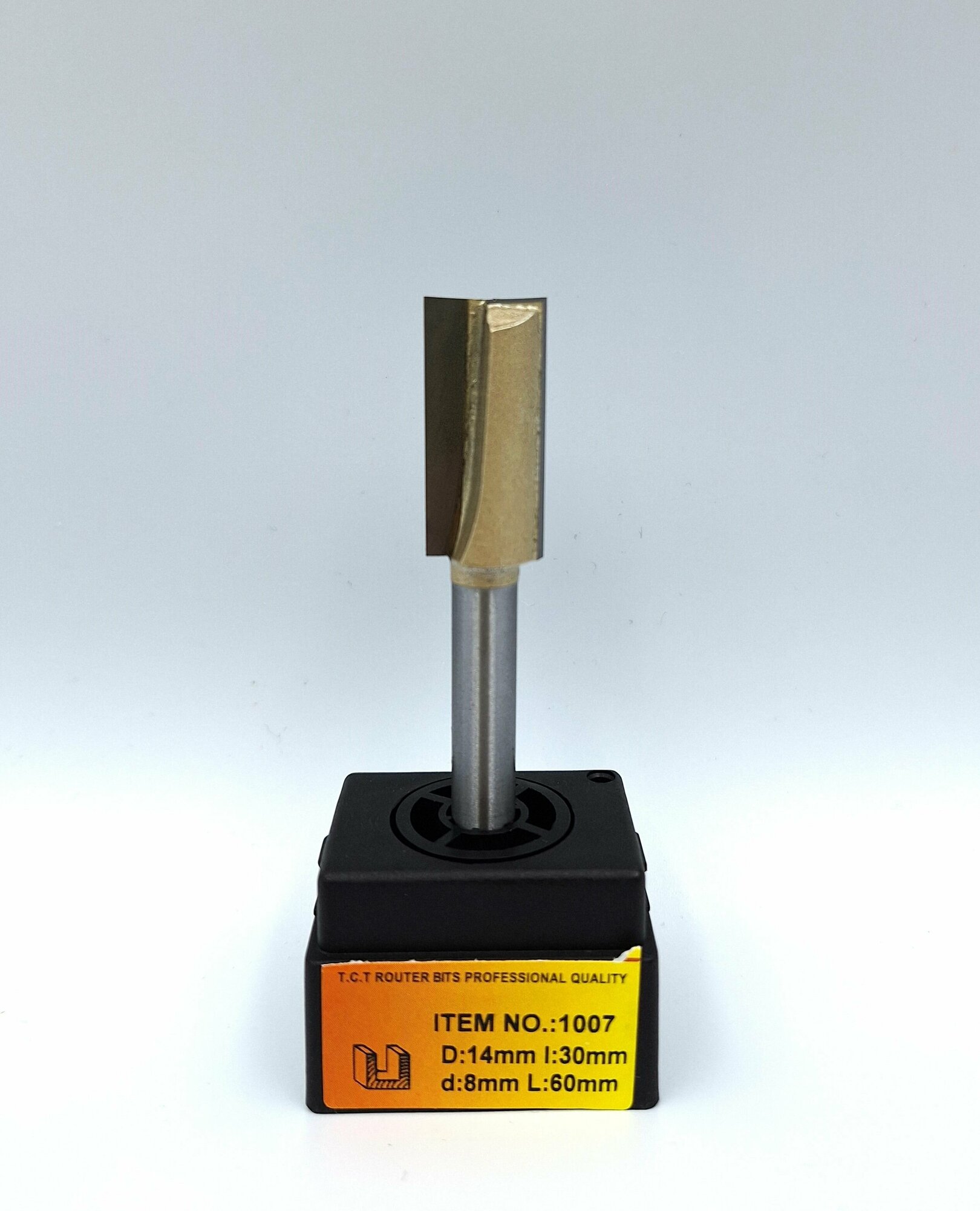 Фреза для врезки замков Globus 1007 D 14x30 S8 TL90 Пазовая с верхней заточкой