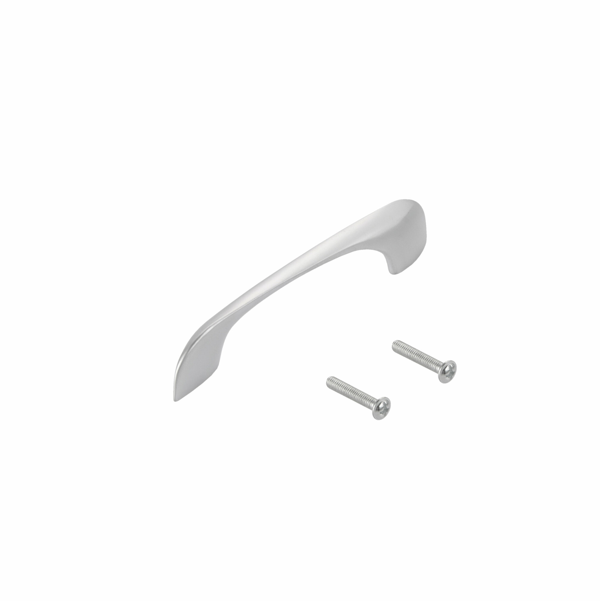 Мебельные ручки-скобы EDSON 1105 SATIN CHROME 96 MM (комплект 2 штуки)