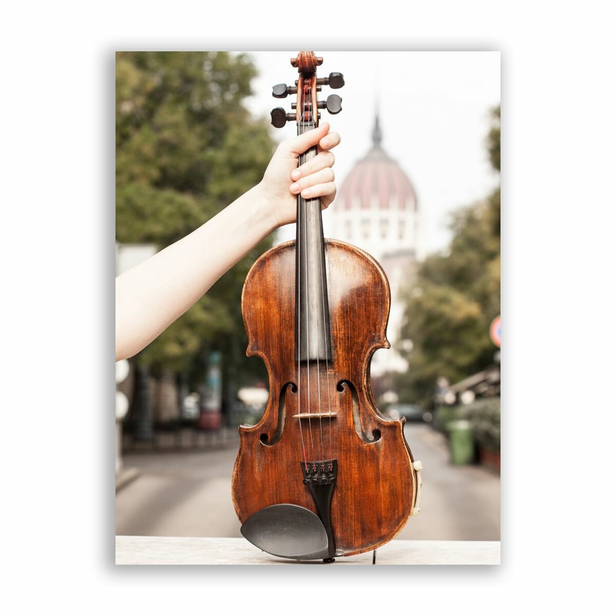 Постер, плакат на бумаге / Скрипка / Размер 30 x 40 см