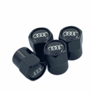 Колпачки на ниппель с логотипом AUDI для колес/шин металлические