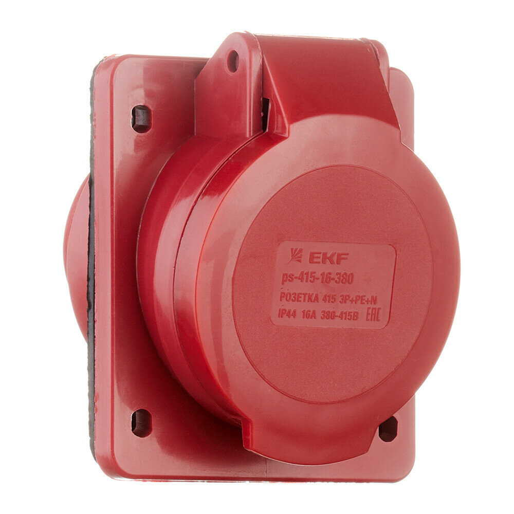 Розетка силовая настенная EKF PROxima 3Р+РЕ+N 16 А 380 В IP44 EKF ps-415-16-380