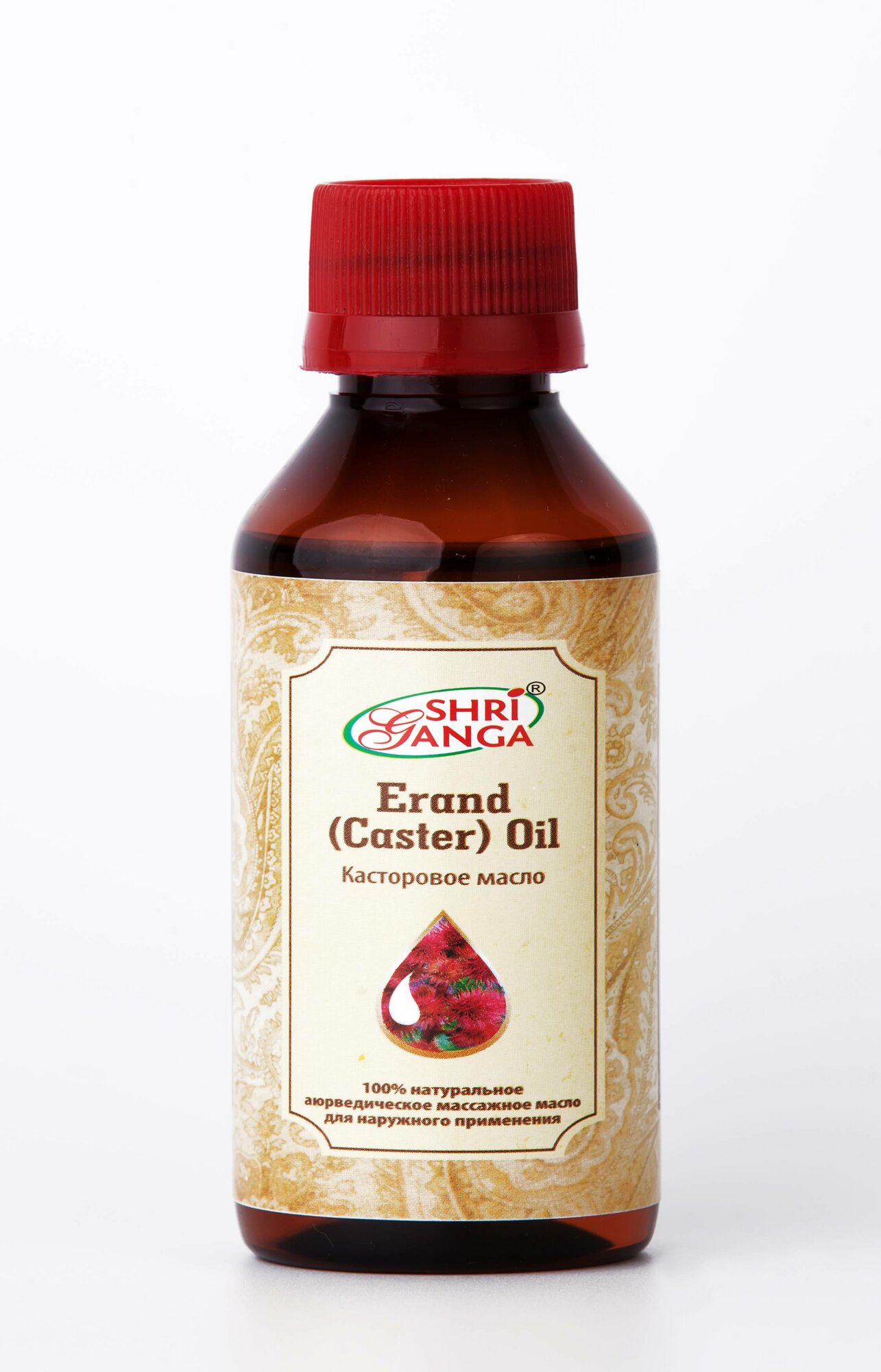 Касторовое масло 100 мл Шри Ганга Фармаси // Erand (Caster) Oil Shri Ganga