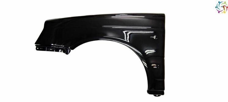 Крыло (левое )Лада "Приора" 2007 - 2018 г, цвет "Млечный путь 606"графитовый металлик", пластиковое."