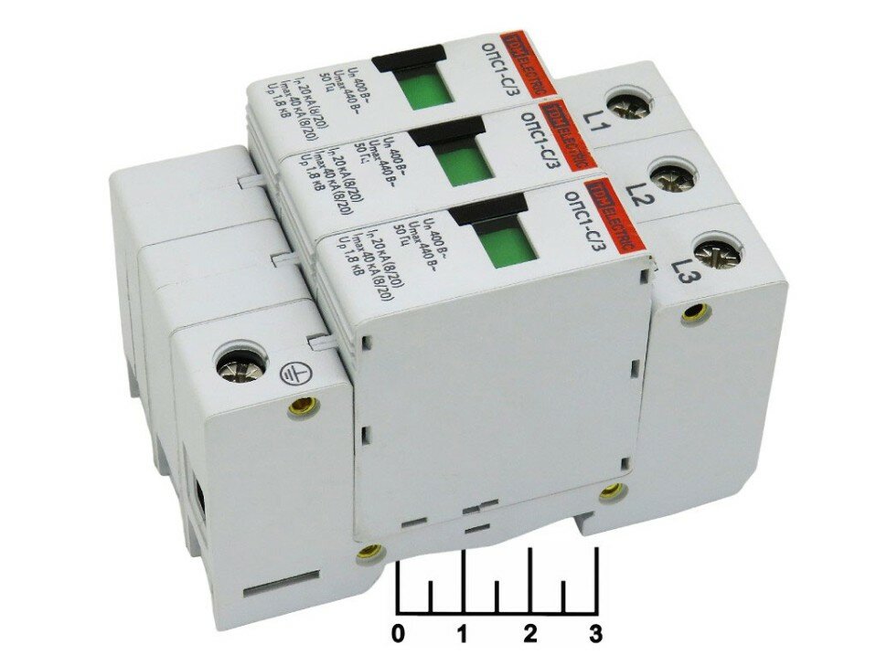 Ограничитель импульсных напряжений ОПС1-С/3Р TDM
