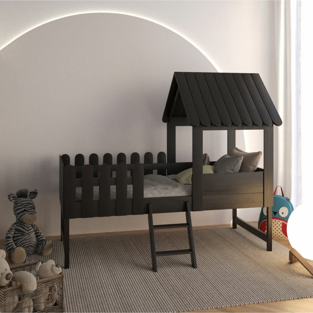 Детская двухъярусная кровать 80x190 Искатель цвет Венге