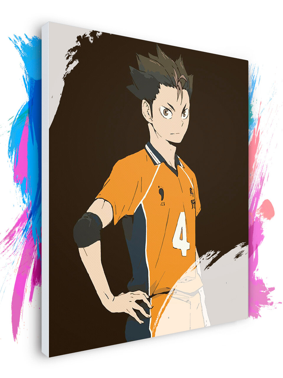 Картина по номерам на холсте Волейбол - Игрок 4, 30 х 40 см