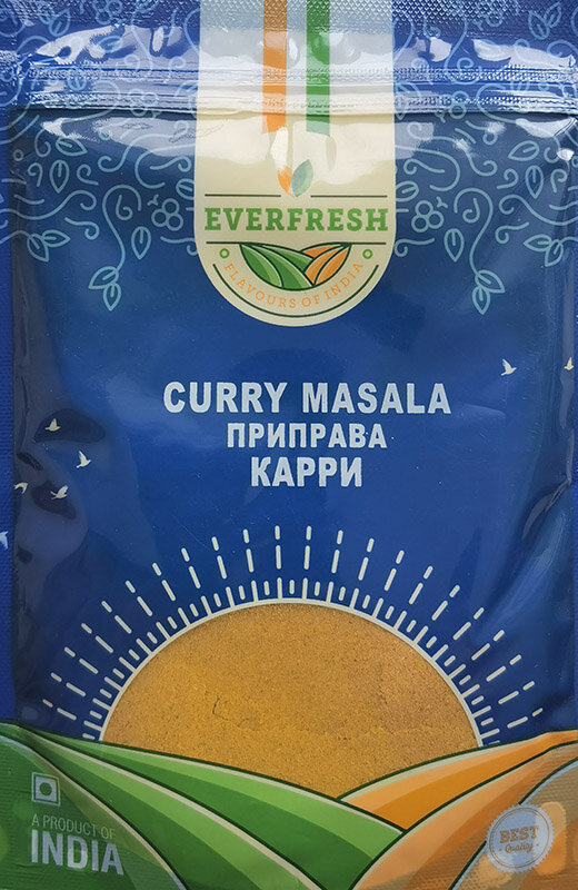 CURRY MASALA, Everfresh (Приправа карри, Эверфреш), 100 г.