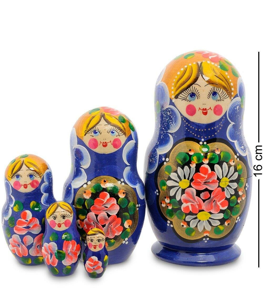 Матрешка 5м "Настенька" A2178835 Народные промыслы, Дерево липа, краски, лак