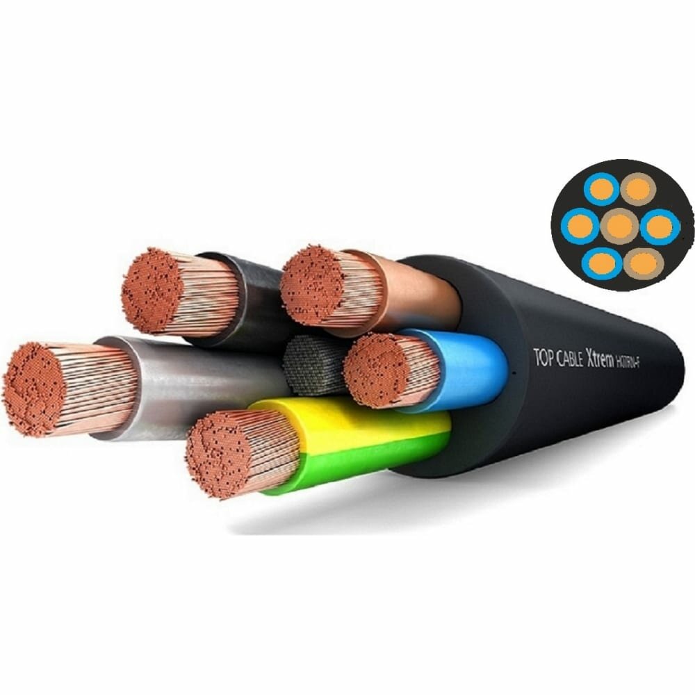 Силовой гибкий кабель Top cable XTREM H07RN-F