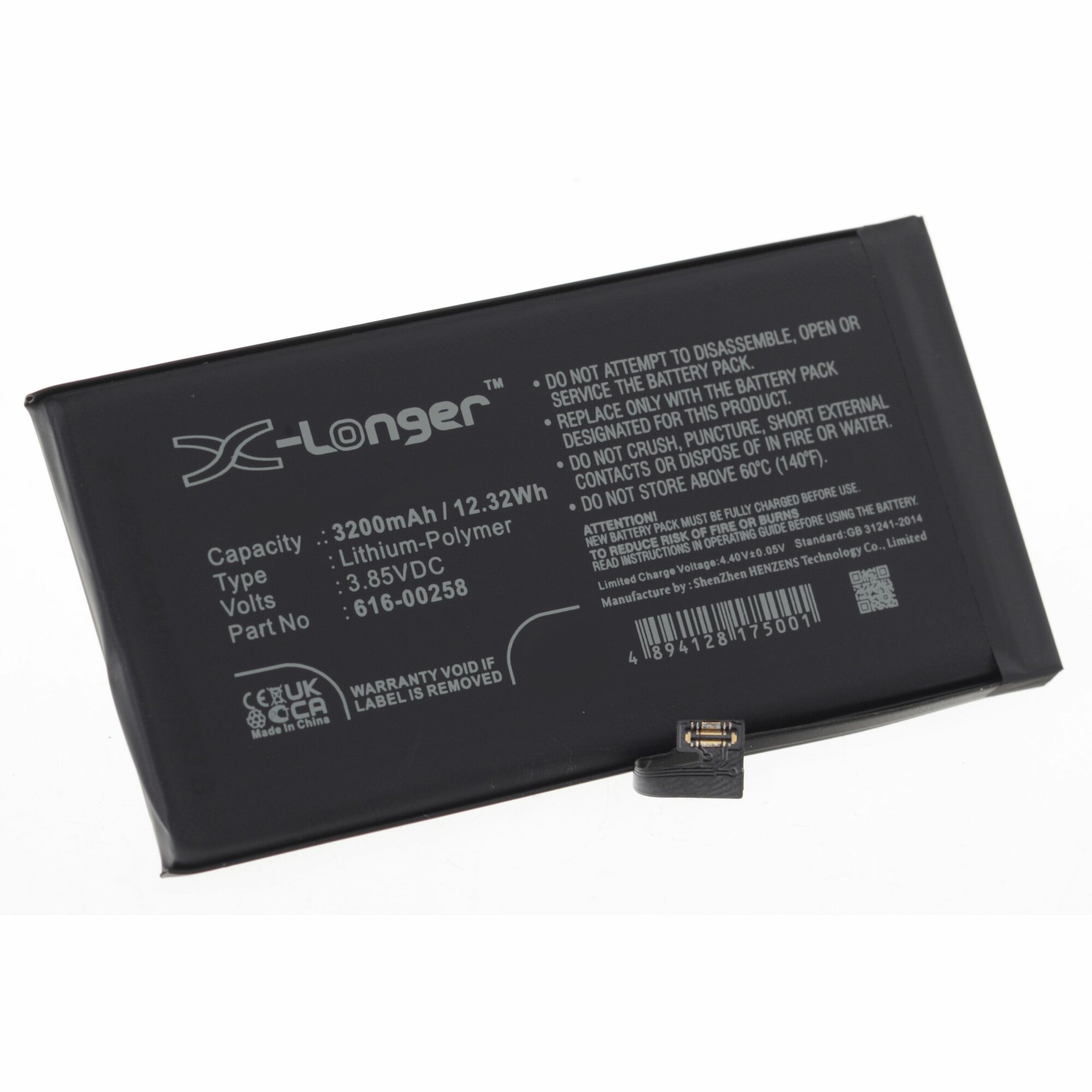 Аккумулятор iBatt 3200mAh для телефона Apple iPhone 13