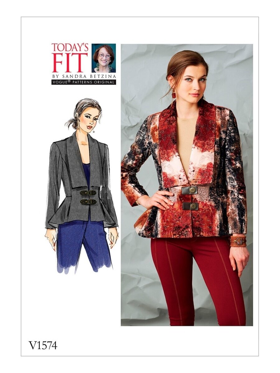 Выкройка VOGUE №1574 Жакет
