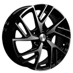 Литой колесный диск Khomen Wheels KHW1722 6.5x17/5x108 D60.1 ET33 Black FP