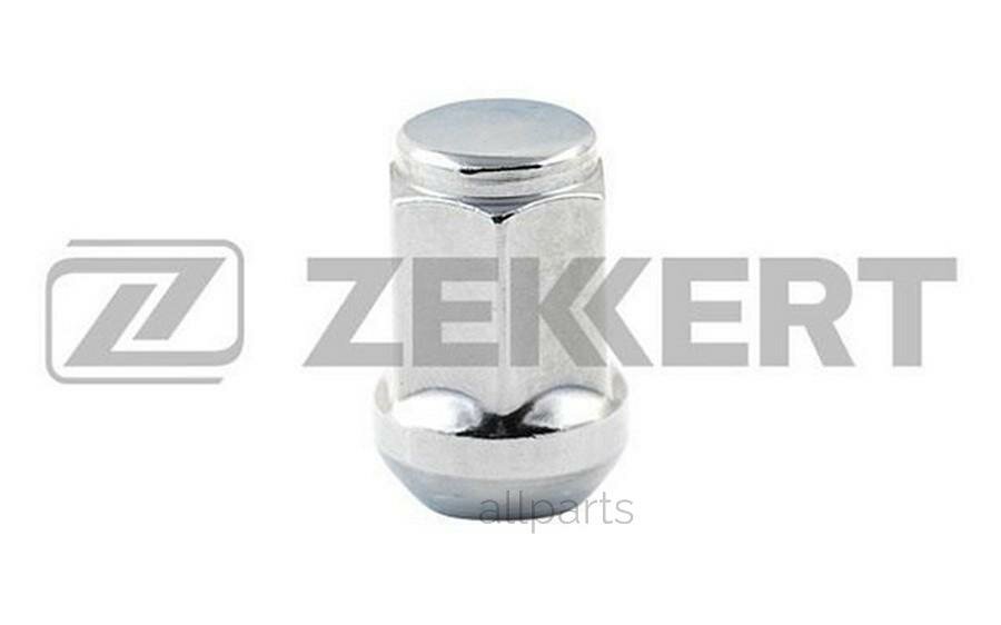ZEKKERT BE-4079 Гайка колесная сфера M12 x 1 5 L=35 ключ 19 Хром