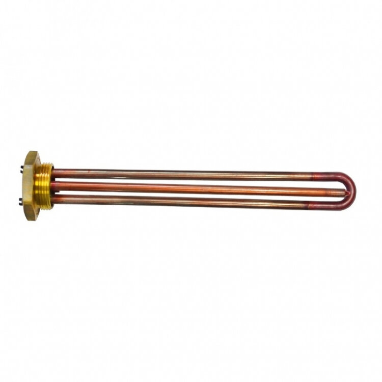 ТЭН 1,2кВт (1200Вт) RDT, резьбовой 42 мм для Ariston, De Luxe, Real, Thermex, под анод М6, 20290