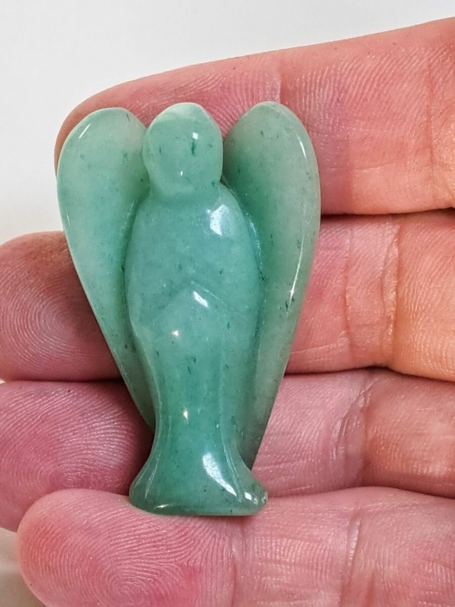 Статуэтка оберег и талисман Ангел из натурального Авантюрина