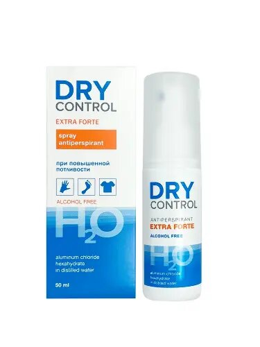 Drycontrol extra forte h2o спрей антиперспирант 50 мл 3уп