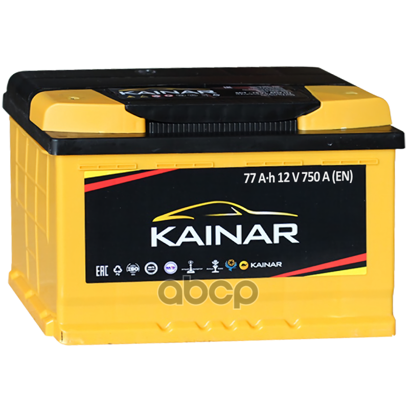 Аккумулятор Karhu Premium 77А/Ч Обратная Полярность KAINAR арт. 6СТ77(0)