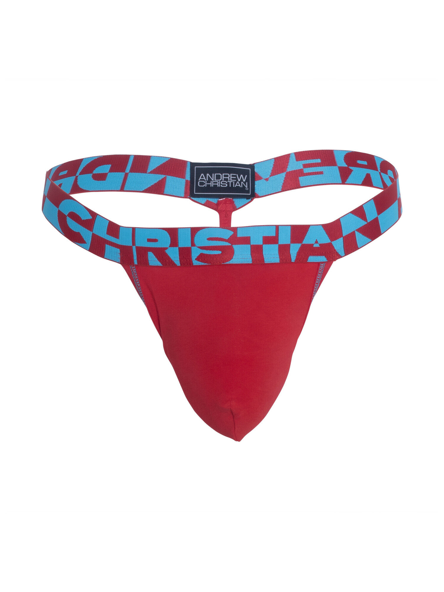 Трусы-стринги "Almost Naked Cotton G-String - Red" / Andrew Christian / Красный / Размер 2XL