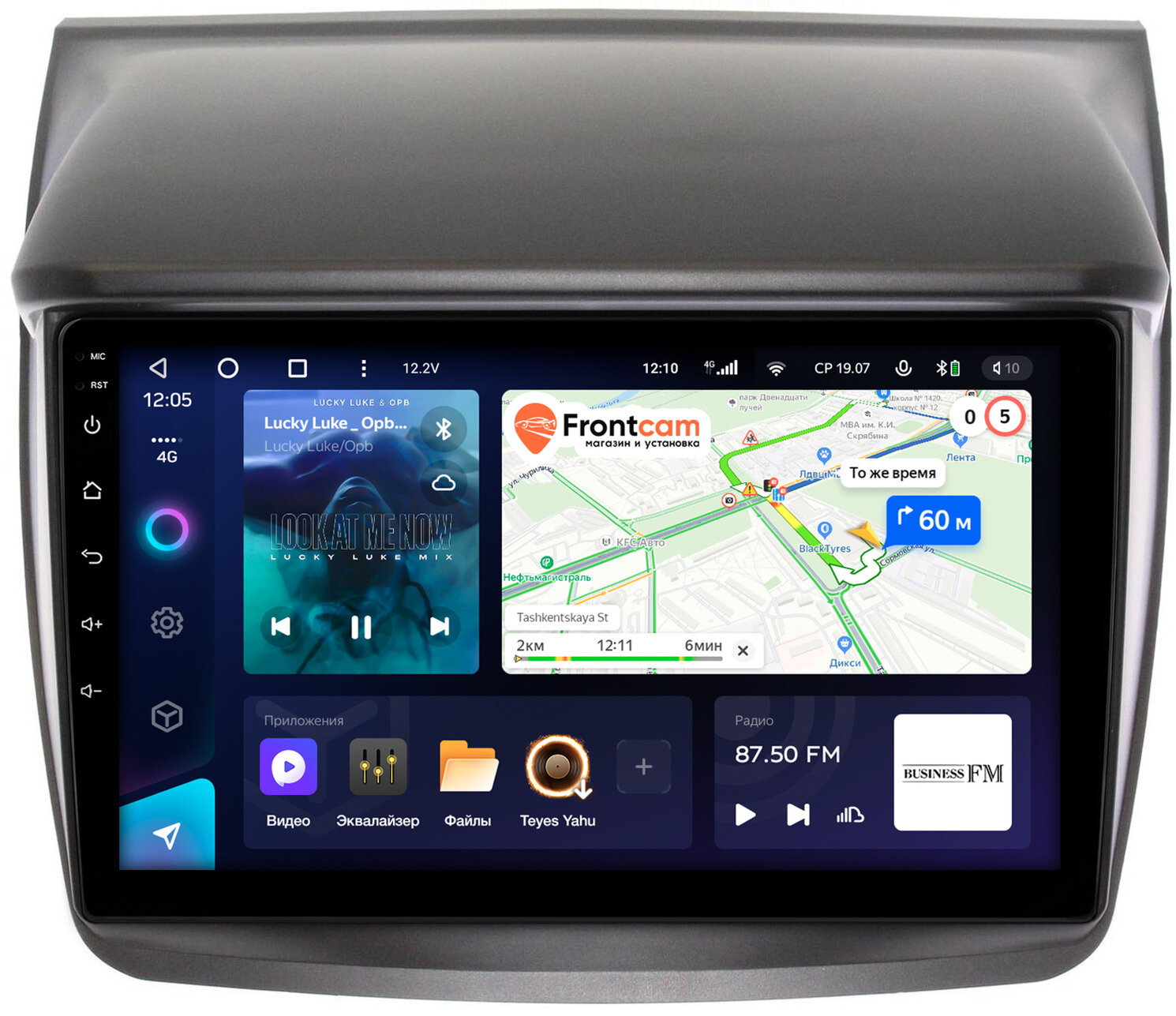 Штатная магнитола Teyes CC3L 4/64 9" RM-9057 Mitsubishi L200 4, Pajero Sport 2 2008-2016 Android 10 (4G-SIM, DSP, IPS)