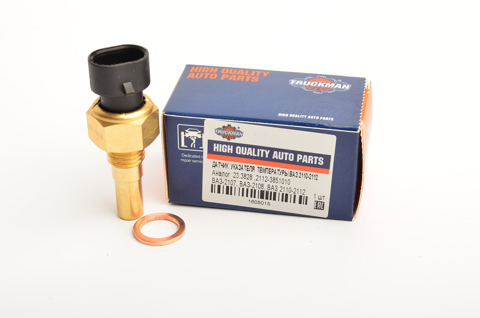 Датчик температуры охлаждающей жидкости для Lada, Chevrolet, Datsun 23.3828 TRUCKMAN