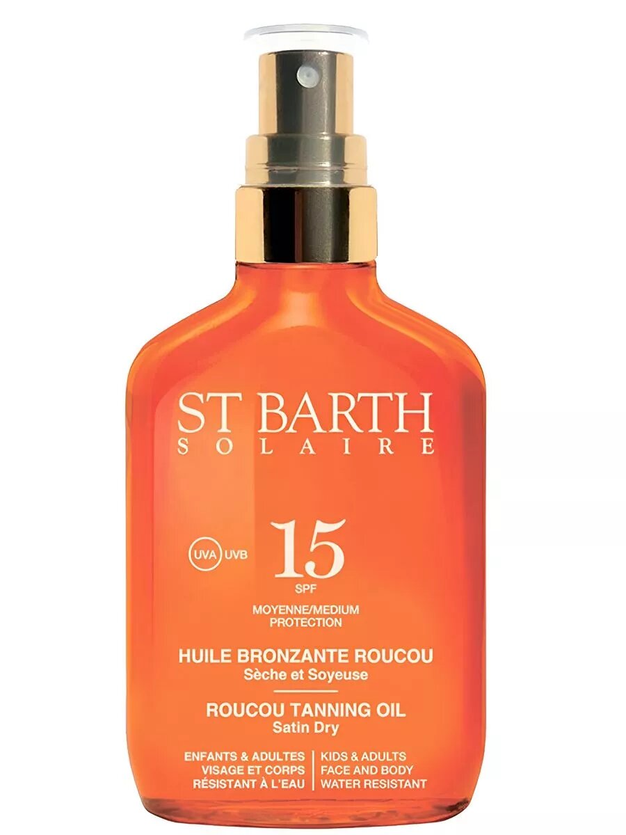 Ligne St Barth Сухое масло Roucou Tanning Oil SPF15 100 мл