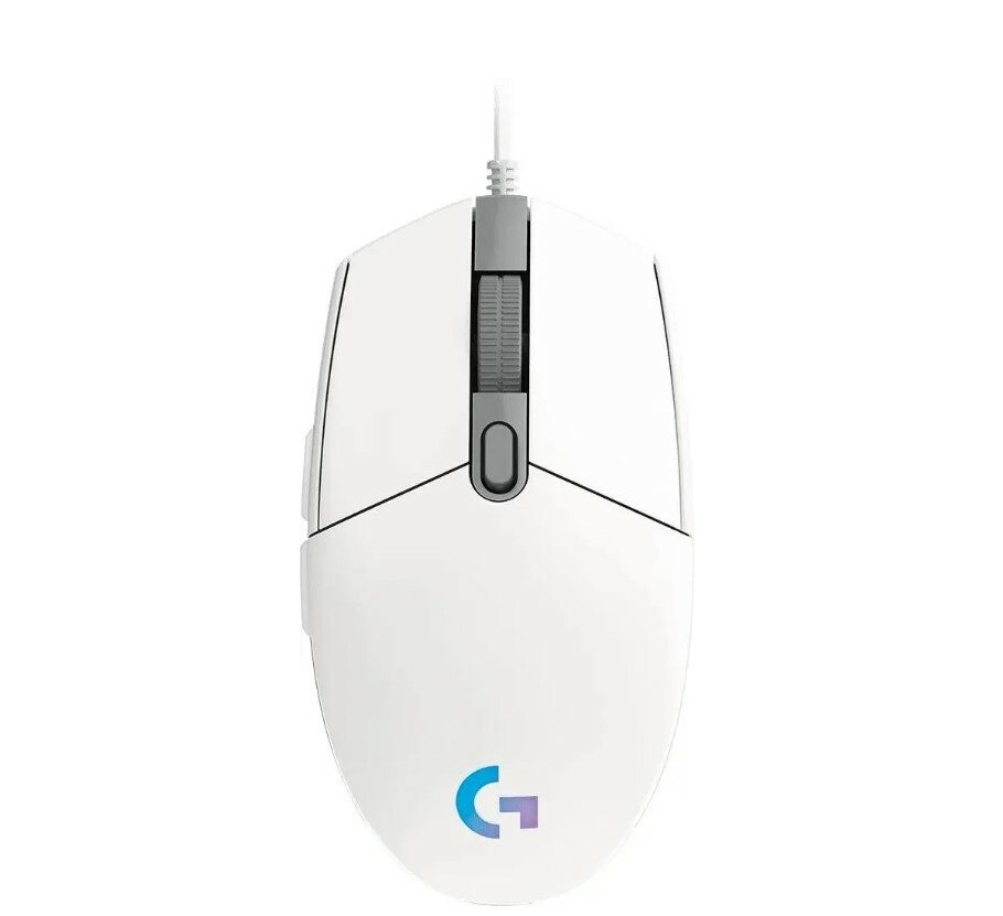 Игровая мышь Logitech Mouse G102, White