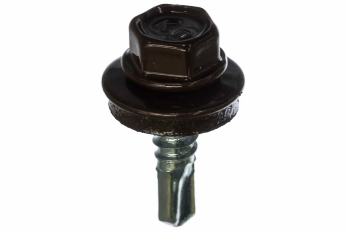 Kenner Cаморез кровельный 4,8x19 RAL8017, темно-коричневый 300шт Фасовка ск48198017ф