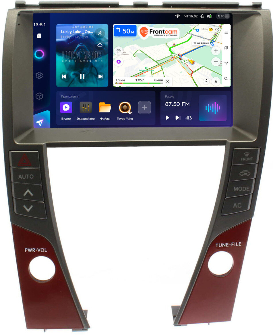 Штатная магнитола Lexus ES 5 2006-2012 (Тип B) Teyes CC3 2K 360 6/128 9.5" RM-9-4086 Android 10 (4G-SIM, DSP, QLed)