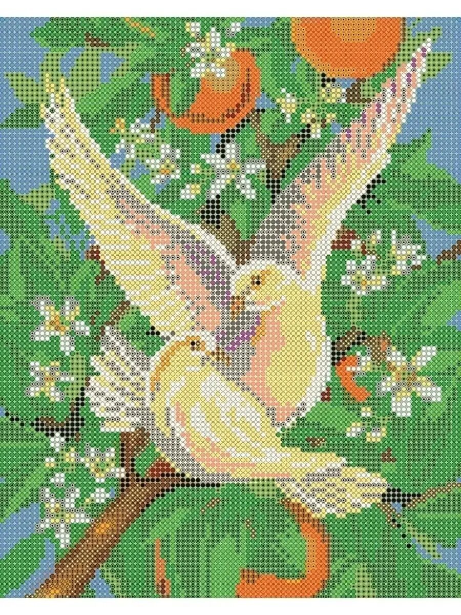 Алмазная мозаика картина 24*30 см