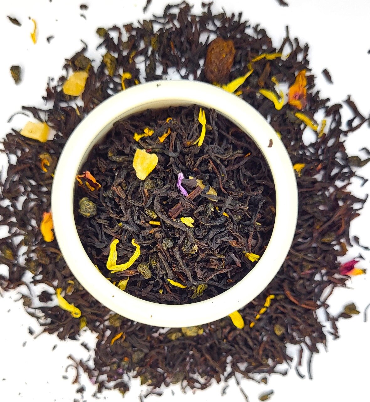 Чай TEACOFFER "Тутти-фрутти", черный, листовой, сорт Цейлон, 100г