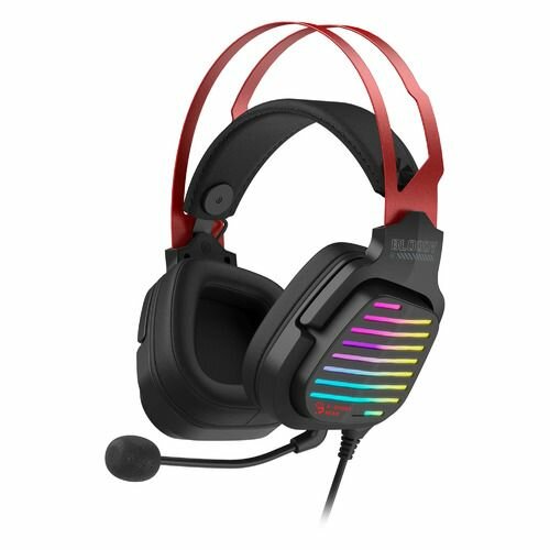 Гарнитура игровая A4TECH Bloody G560, для компьютера, мониторные, проводные, черный / красный [g560 sports red]