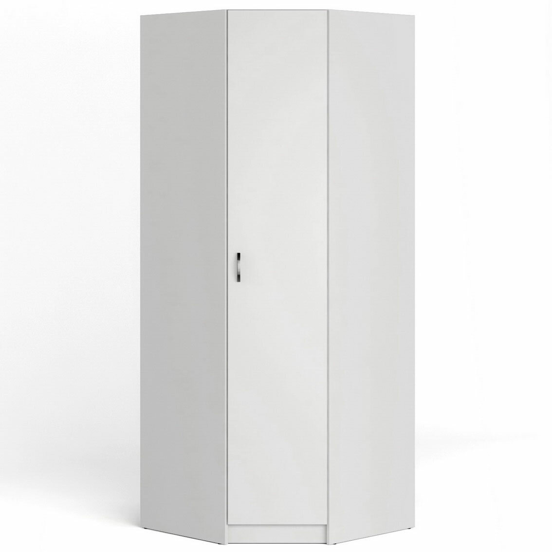 Угловой шкаф 825х825х2148 мм МагМебель В10 белый