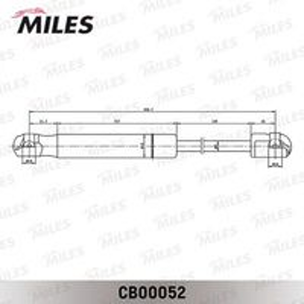 MILES cb00052 (CB00052) упор газовый кр. багажника Renault (Рено) duster