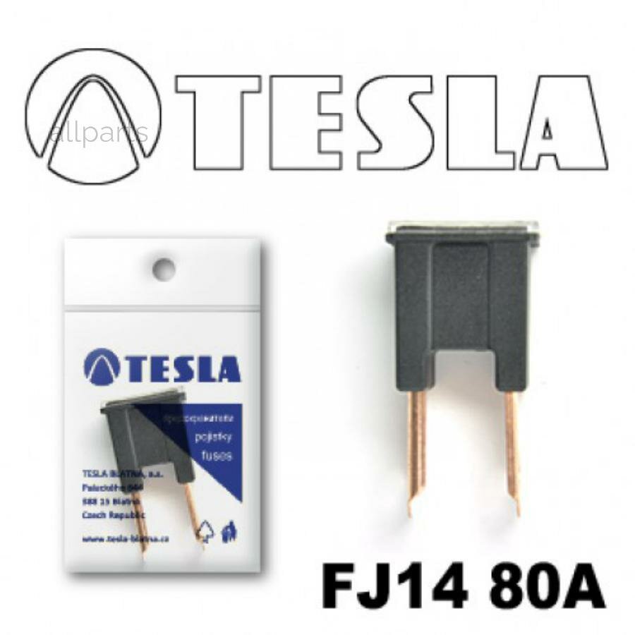 TESLA FJ14 80A Предохранитель TESLA FJ14 80A