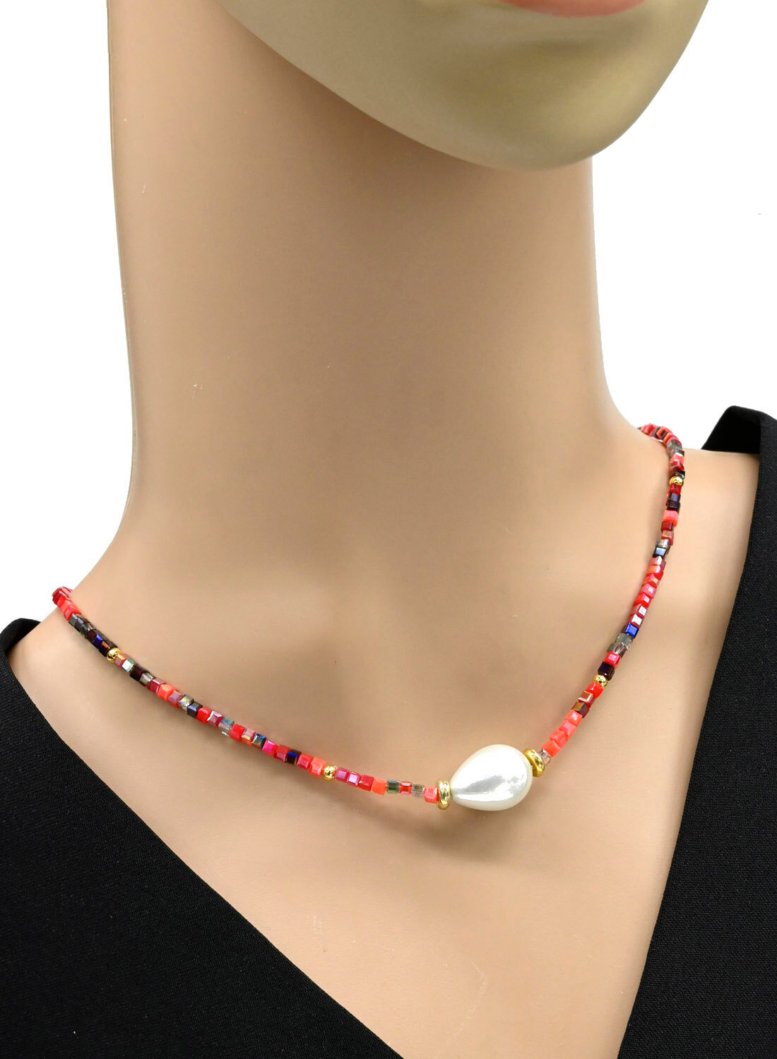 Чокер, циркон