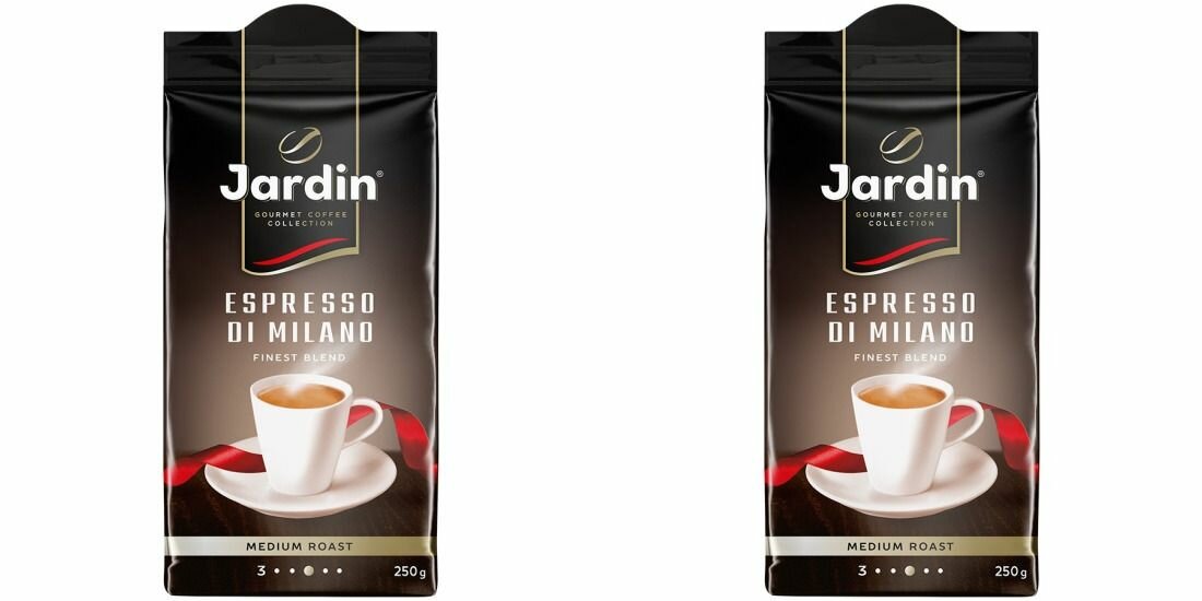 Jardin Кофе молотый , espresso di milano, 250 гр, 2 уп.