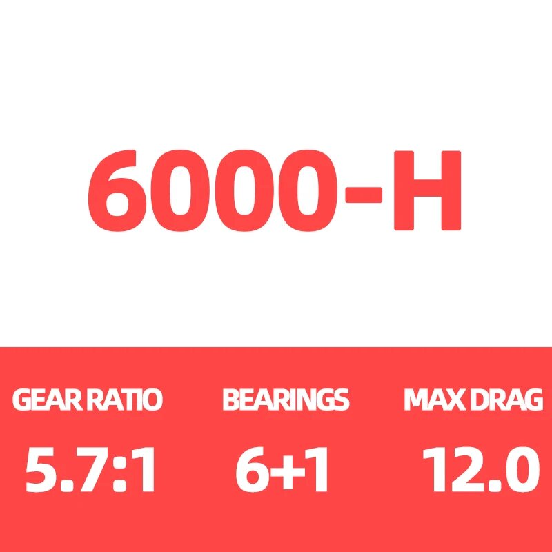 Daiwa Fuego CS LT 6000-H, 5.7:1, 6+1 подшипников, 12.0 кг