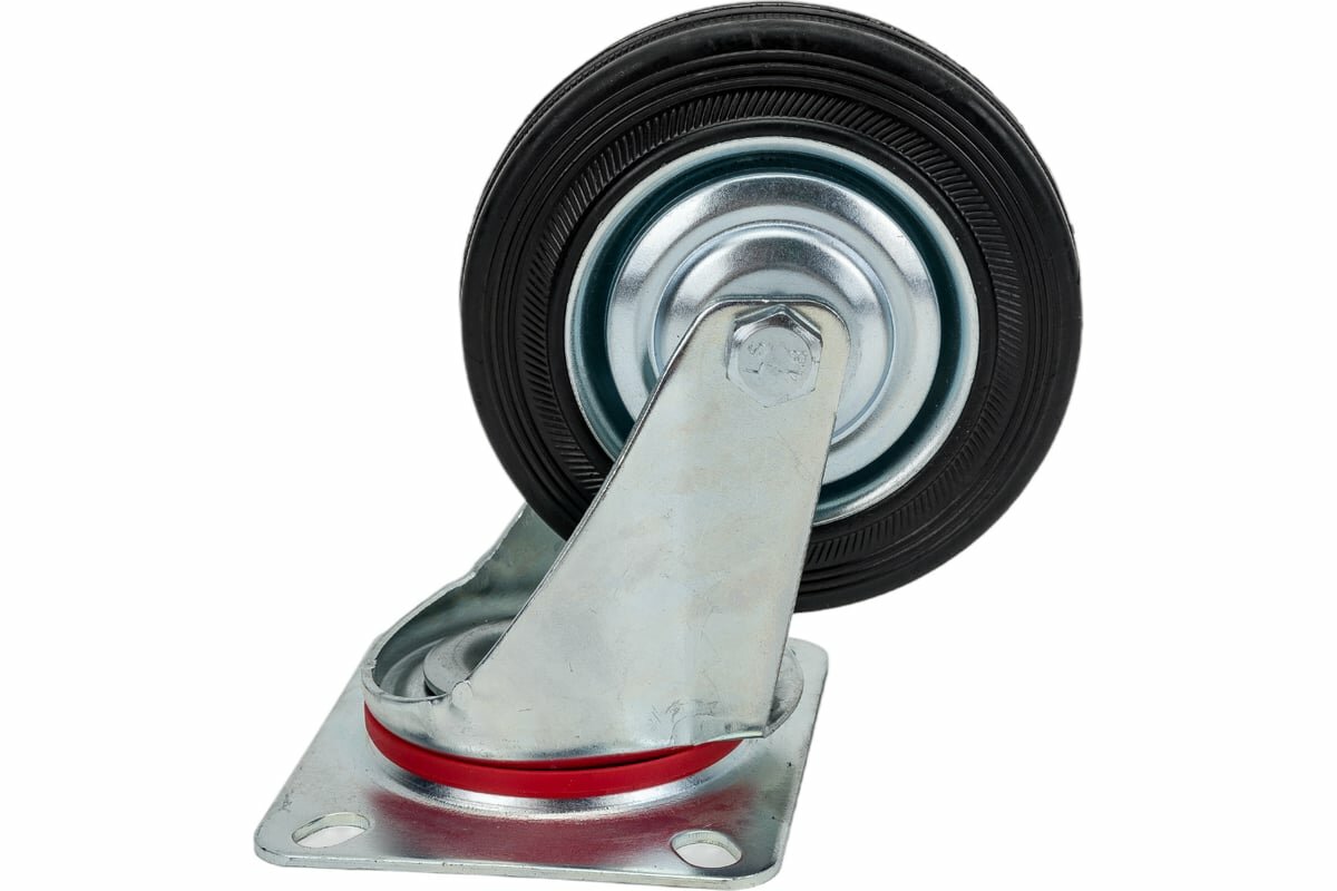 Longway SC42 промышленное поворотное колесо с подшипником и резиновой шиной для тележек