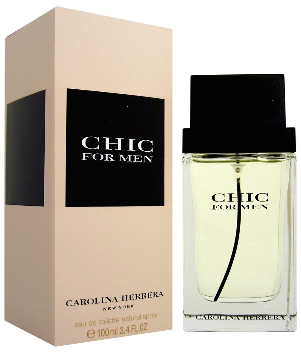 Carolina Herrera, CHIC For Men, 100 мл, туалетная вода мужская