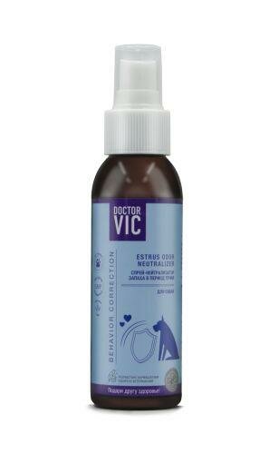 Спрей "Doctor VIC" для нейтрализации запаха в период течки, фл.100 мл 15%