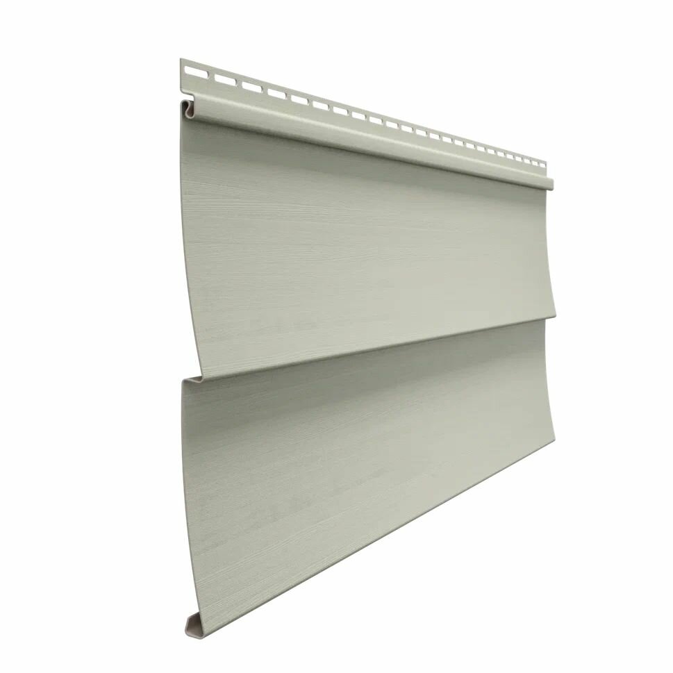 Сайдинг Docke STANDARD D5C, винил, рельефная поверхность, светло-зеленый, 300 см, 1шт — фото 1