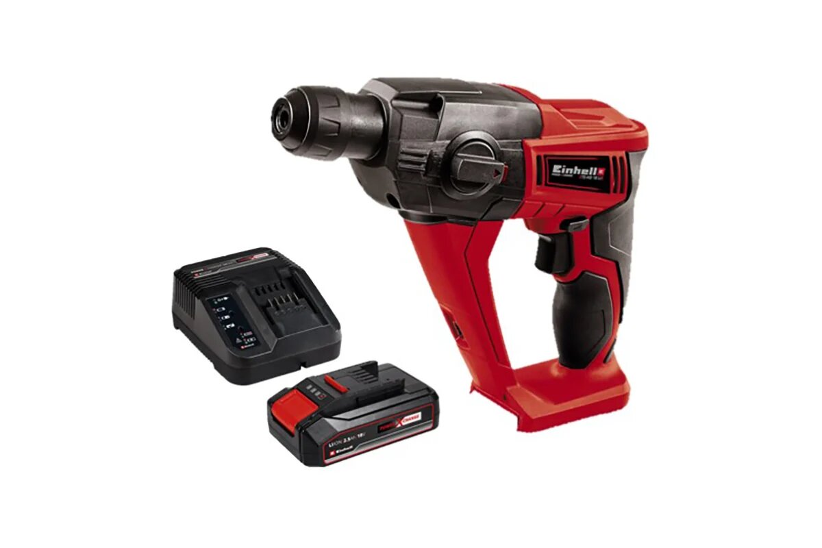 Аккумуляторный перфоратор Einhell PXC TE-HD 18 Li, 18 В,1.2Дж, ЗУ + 1 акк. 2.5 Ач 4513812SET, Li-Solo