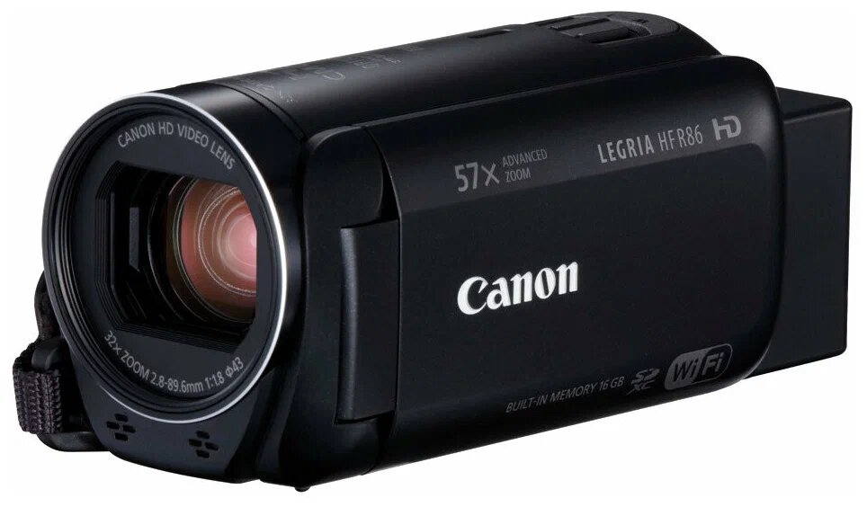 CANON Видеокамера Canon LEGRIA HF R86, черный