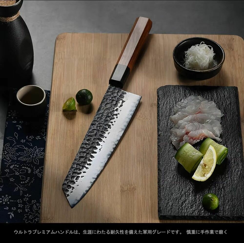 Kiritsuke / Профессиональный шеф нож ручной ковки GRANDSHARP, премиум качество / кухонный нож