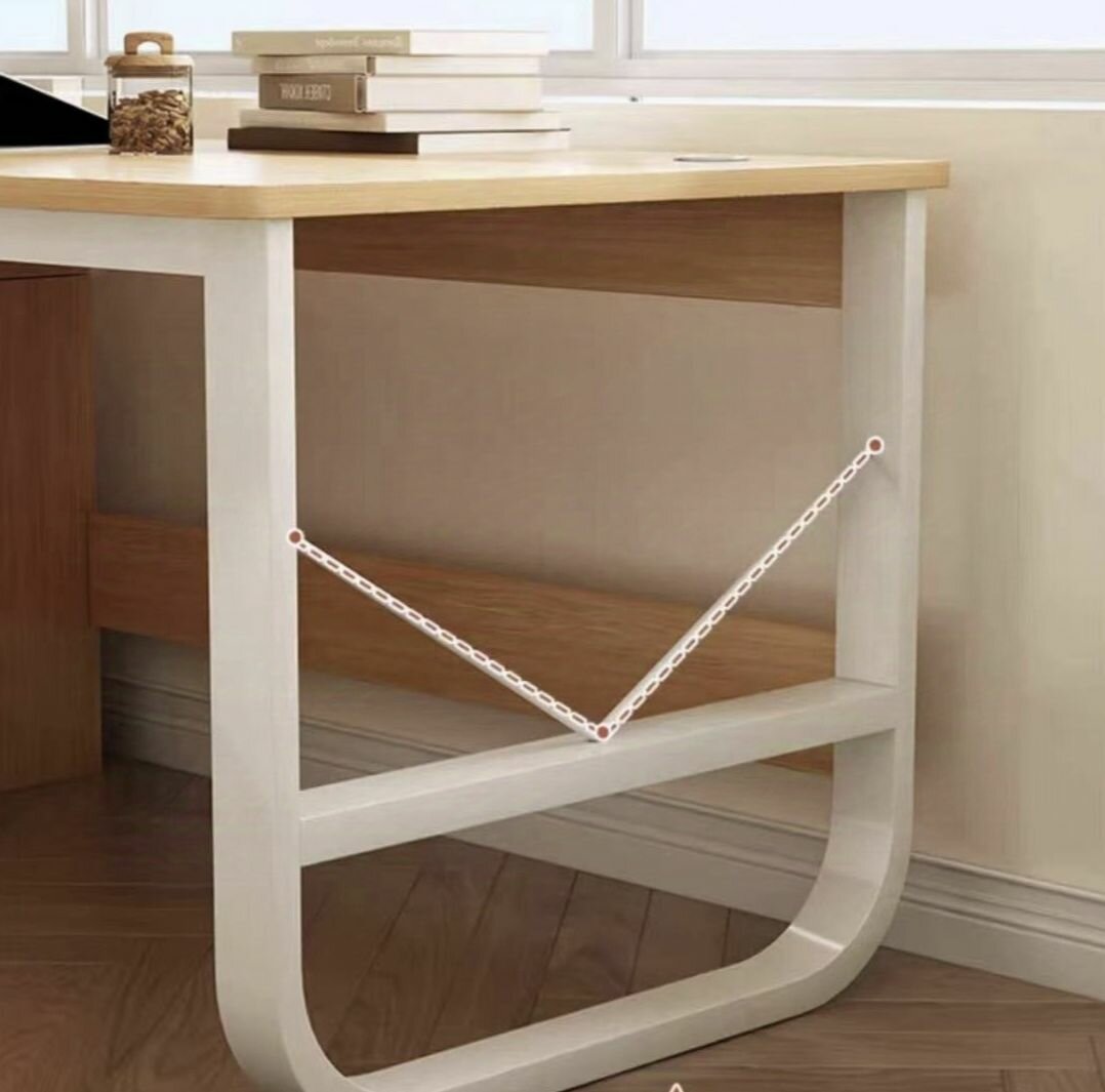 Стол письменный Nianshiz, для двоих, шпон дуба, 200х50х73 см