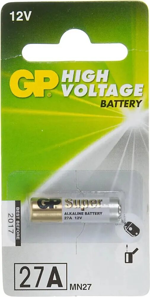 Батарея GP Super Alkaline 27A MN27 (1шт)