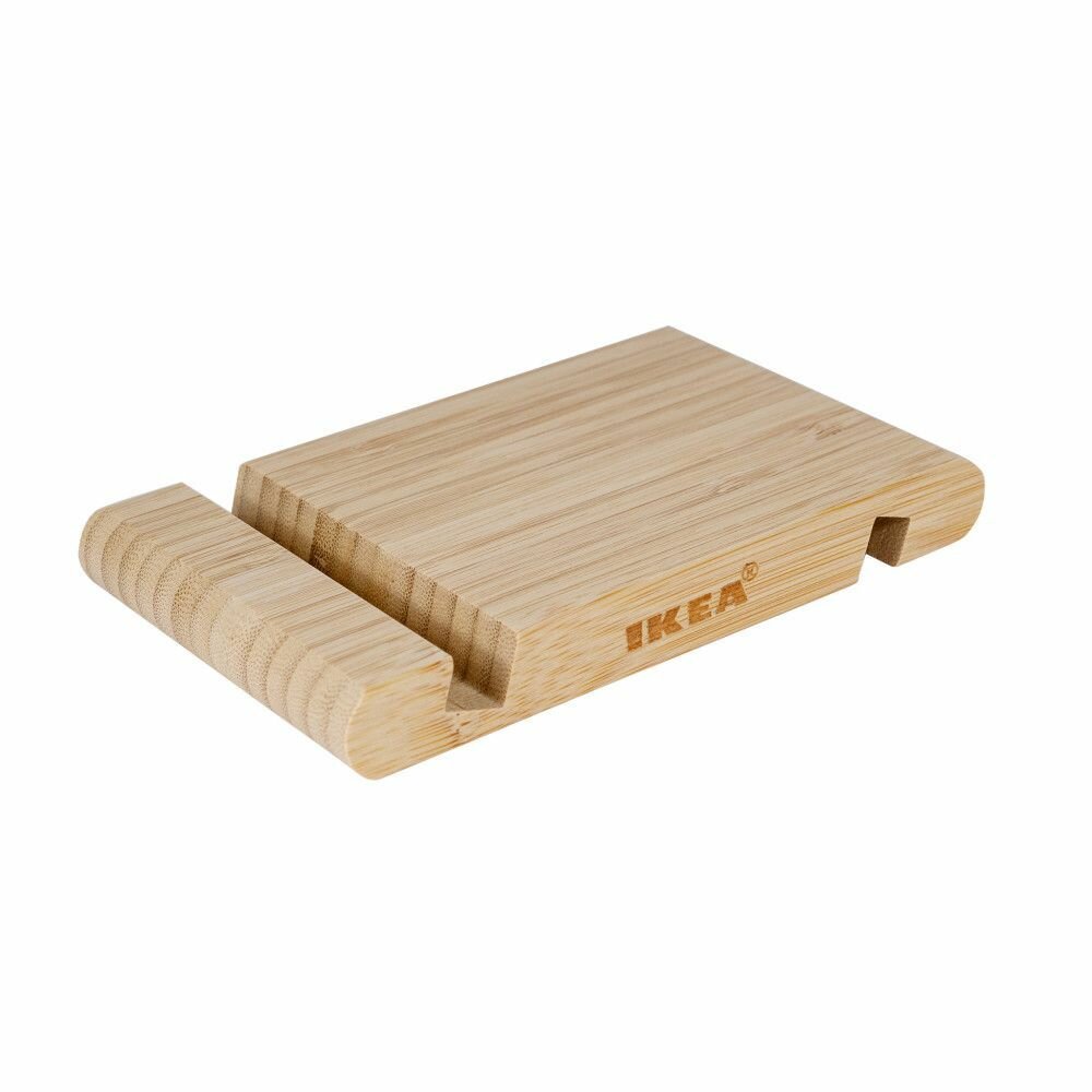 BERGENES Подставка для смартфона/планшета, 13х8 см, бамбук, IKEA