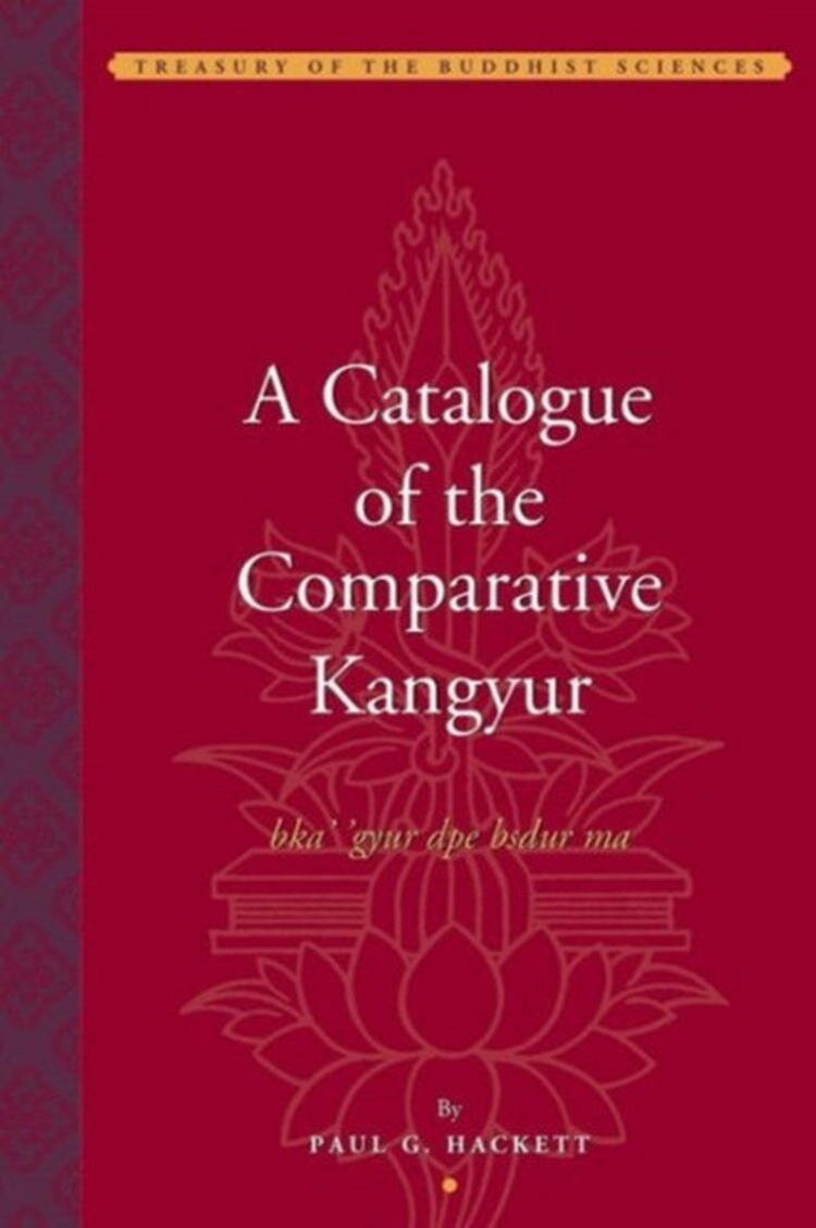 Catalogue of the Comparative Kangyur (bka' 'gyur Dpe Bsdur M