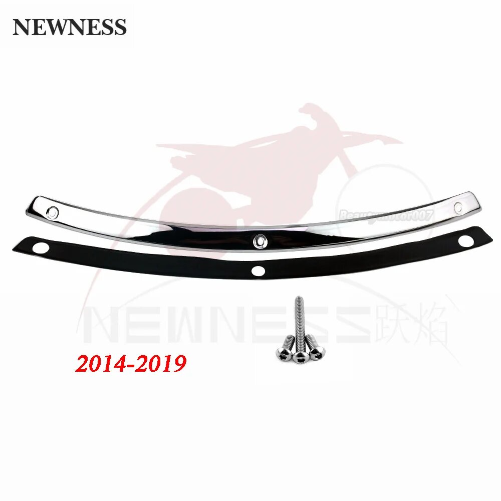 Гладкая стальная отделка лобового стекла на 1996-2013 годы Harley-Davidson Electra Chrome 14-19